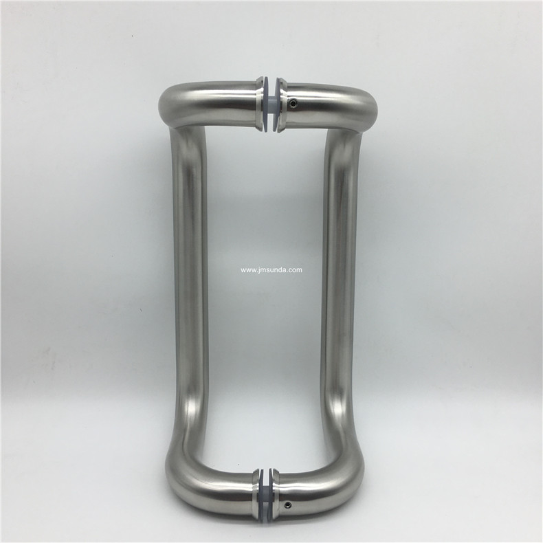 High Class Modern Stainless Steel Four U Shape Pull Handle for glass Door